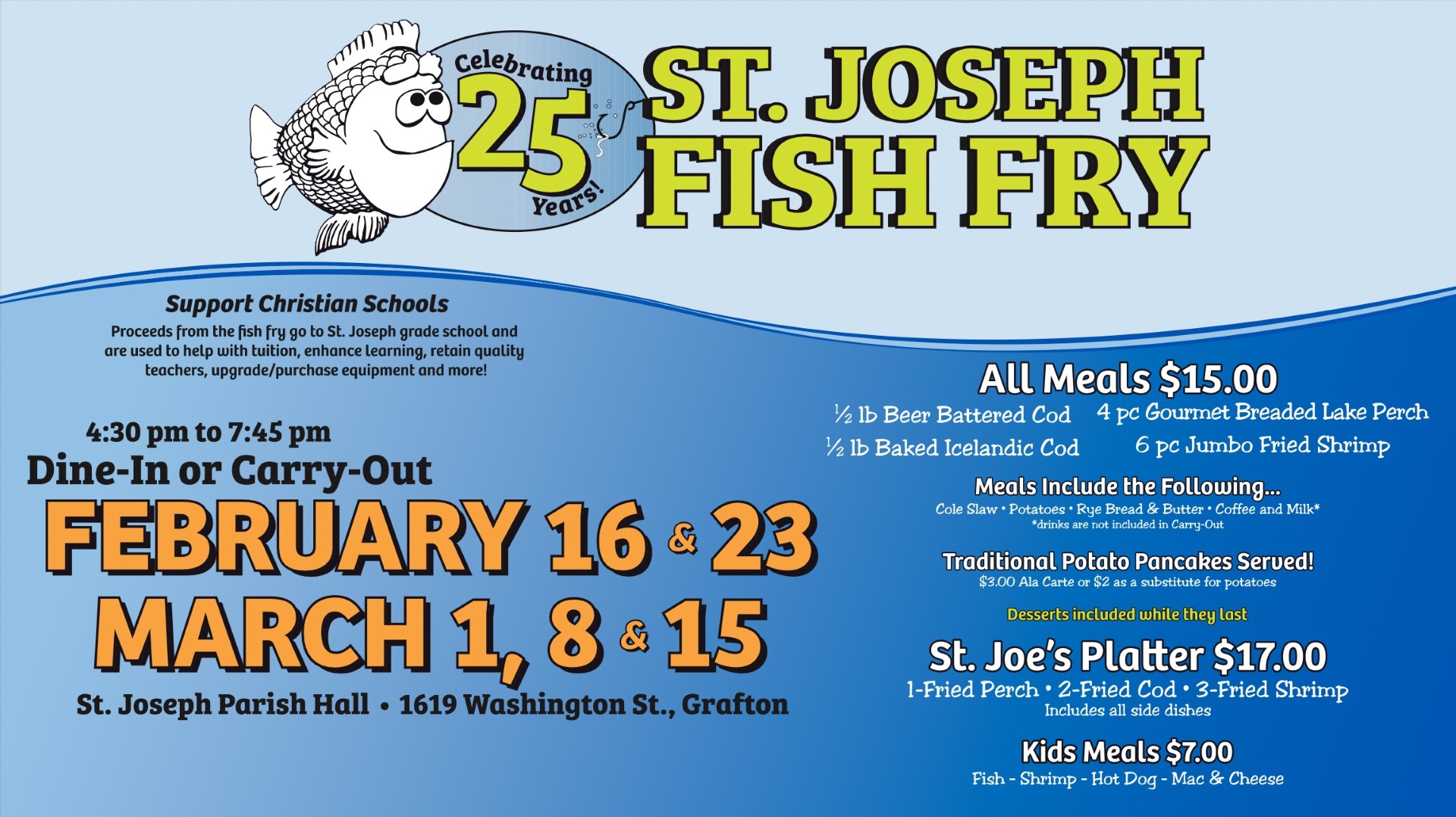 St. Joseph Parish Fisy Fry – St. Joseph Parish School